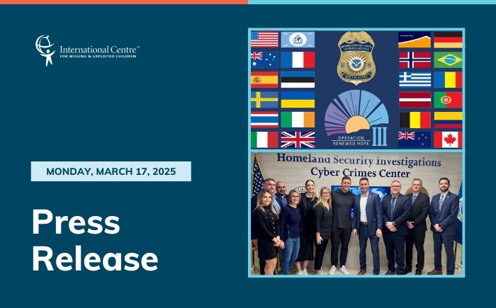 ICMEC Proud to Support Operation Renewed Hope III - International ...